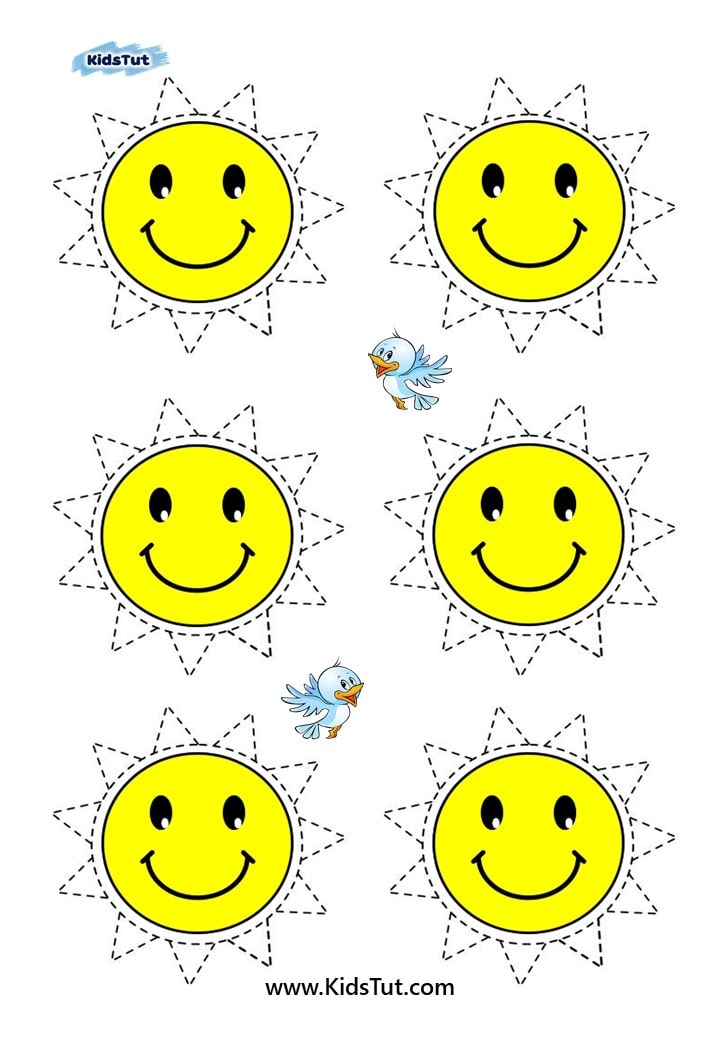 Easy and Fun Pre-writing worksheets for kids - KidsTut