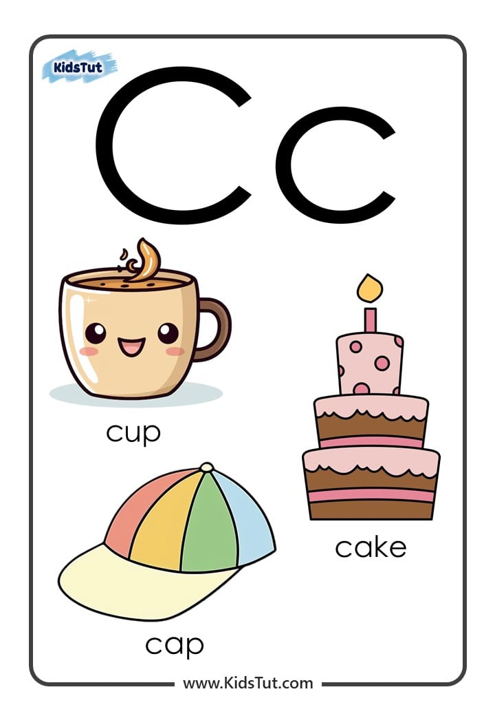 Easy ‘C’ Words with Simple Examples for Kids - KidsTut