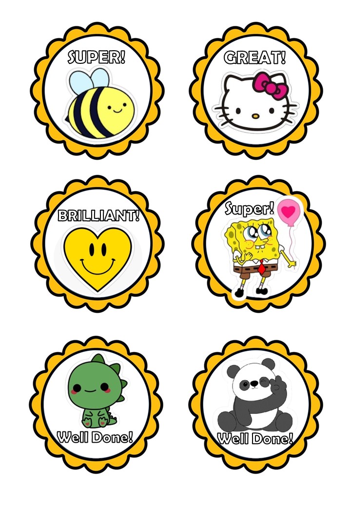 Inspiring and motivational reward stickers for kids! - KidsTut