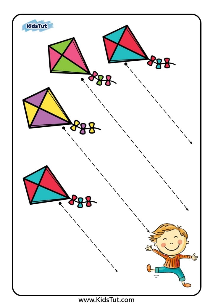 Exciting Pre-writing Worksheets for Kids - KidsTut