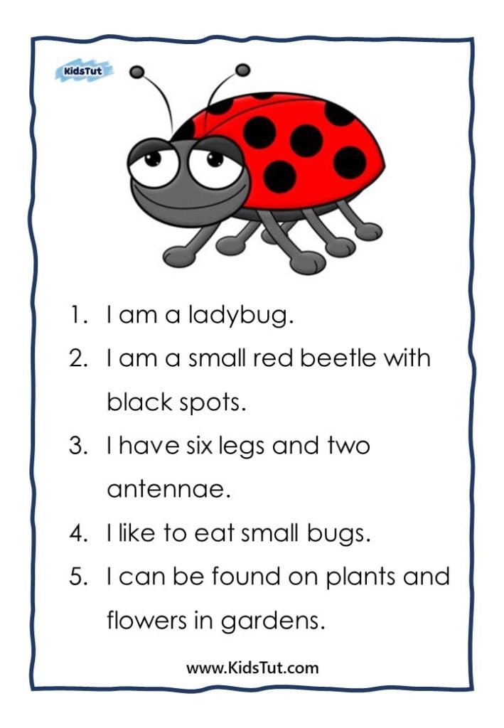 12 Easy Essays for Kids: Exploring Insects World - KidsTut