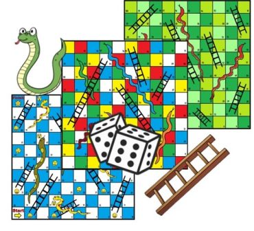 Free Snake and Ladder Game Board Templates! - KidsTut