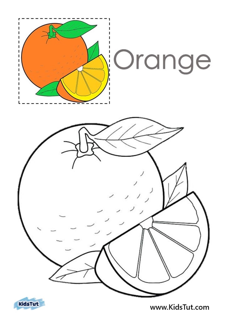 Free Printable Fruit Coloring Pages For Kids - KidsTut