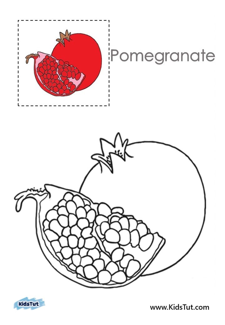 Free Printable Fruit Coloring Pages For Kids - KidsTut