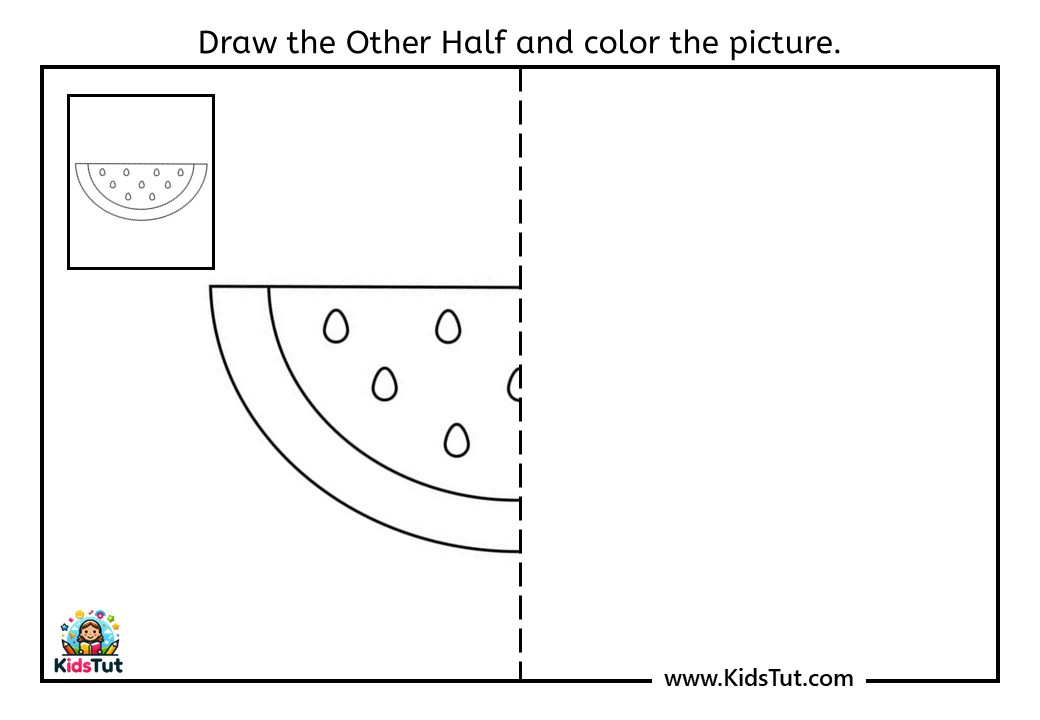 Free Symmetry drawing worksheets for kids - KidsTut