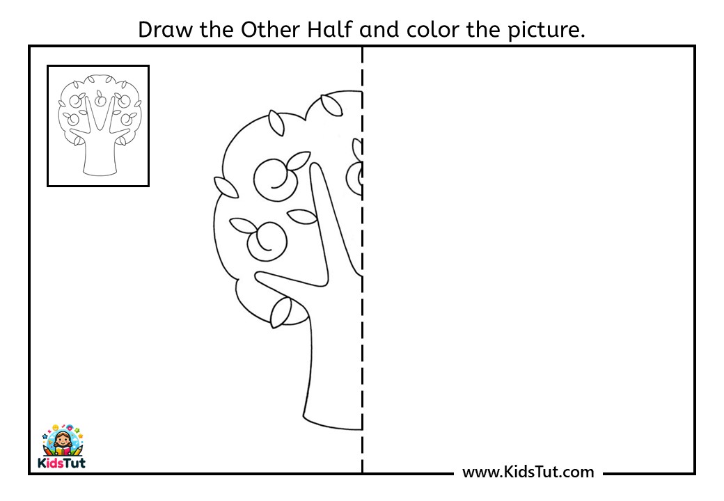 Free Symmetry drawing worksheets for kids - KidsTut