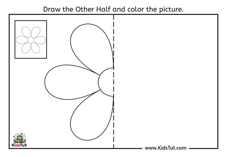 Free Symmetry drawing worksheets for kids - KidsTut