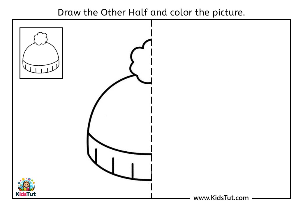 Free Symmetry drawing worksheets for kids - KidsTut