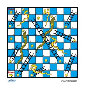 Free Snake and Ladder Game Board Templates! - KidsTut