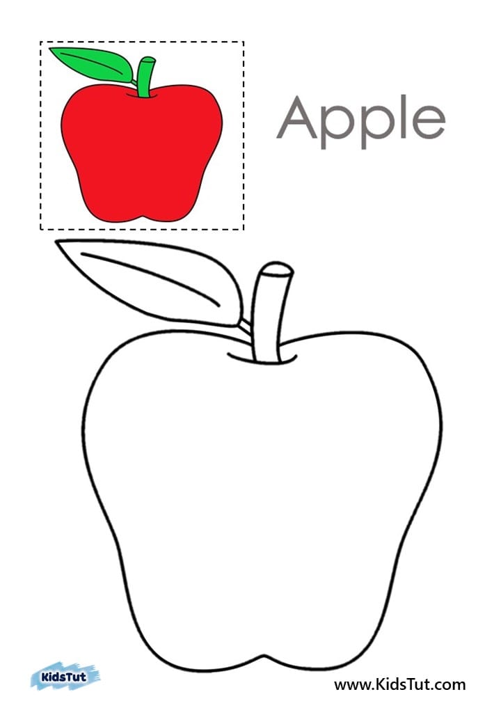 Free Printable Fruit Coloring Pages For Kids - KidsTut