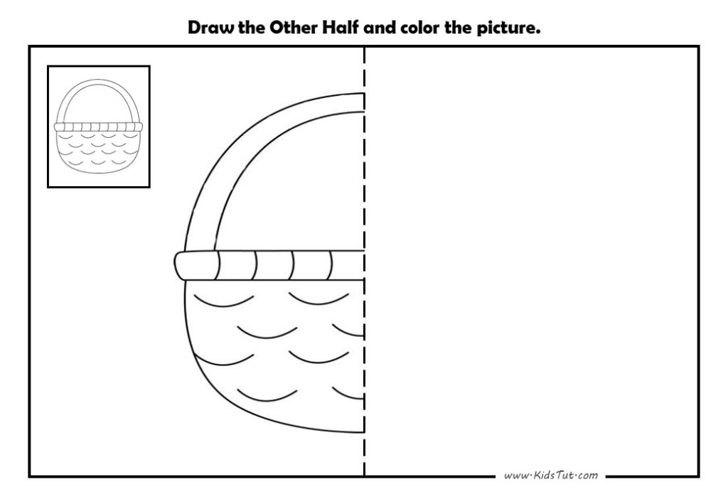 Free Symmetry drawing worksheets for kids - KidsTut
