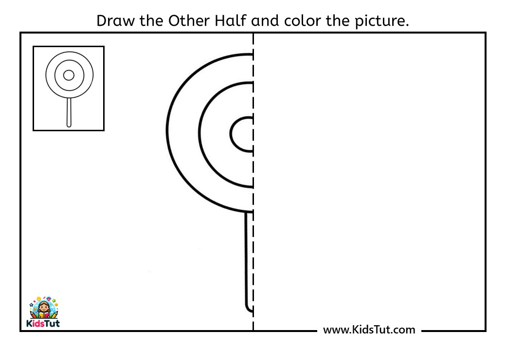 Free Symmetry drawing worksheets for kids - KidsTut