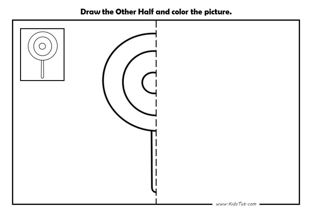 Free Symmetry drawing worksheets for kids - KidsTut
