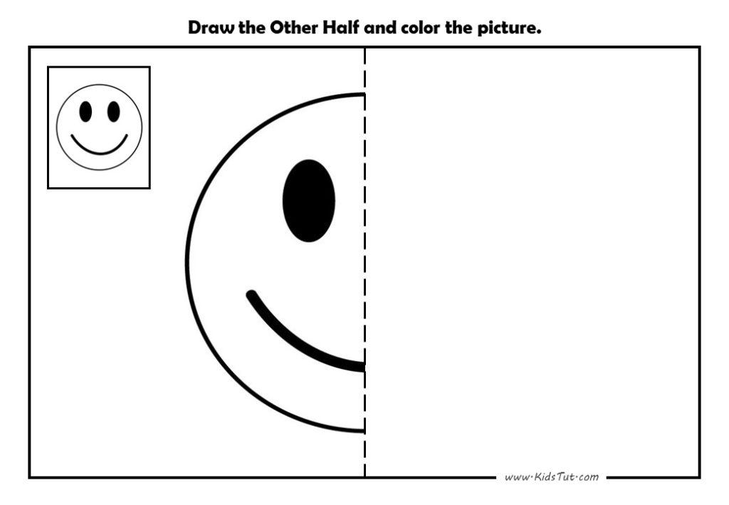 Free Symmetry drawing worksheets for kids - KidsTut