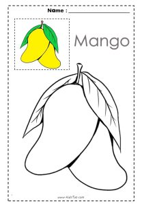 Free Printable Fruit Coloring Pages For Kids - KidsTut