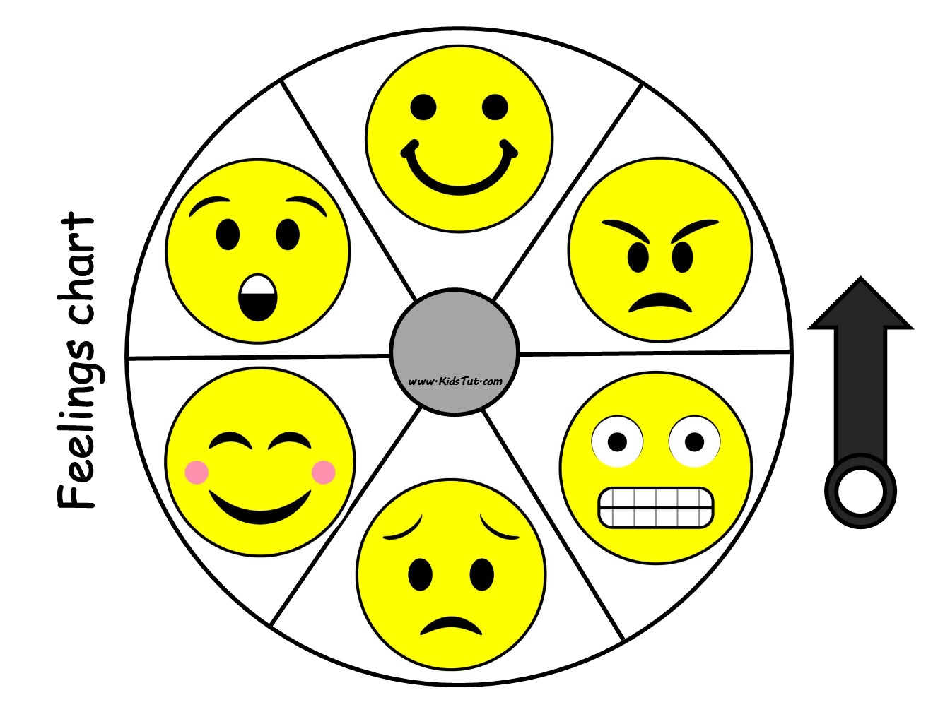 Free Printable Classroom Wheel Charts For Kids - KidsTut