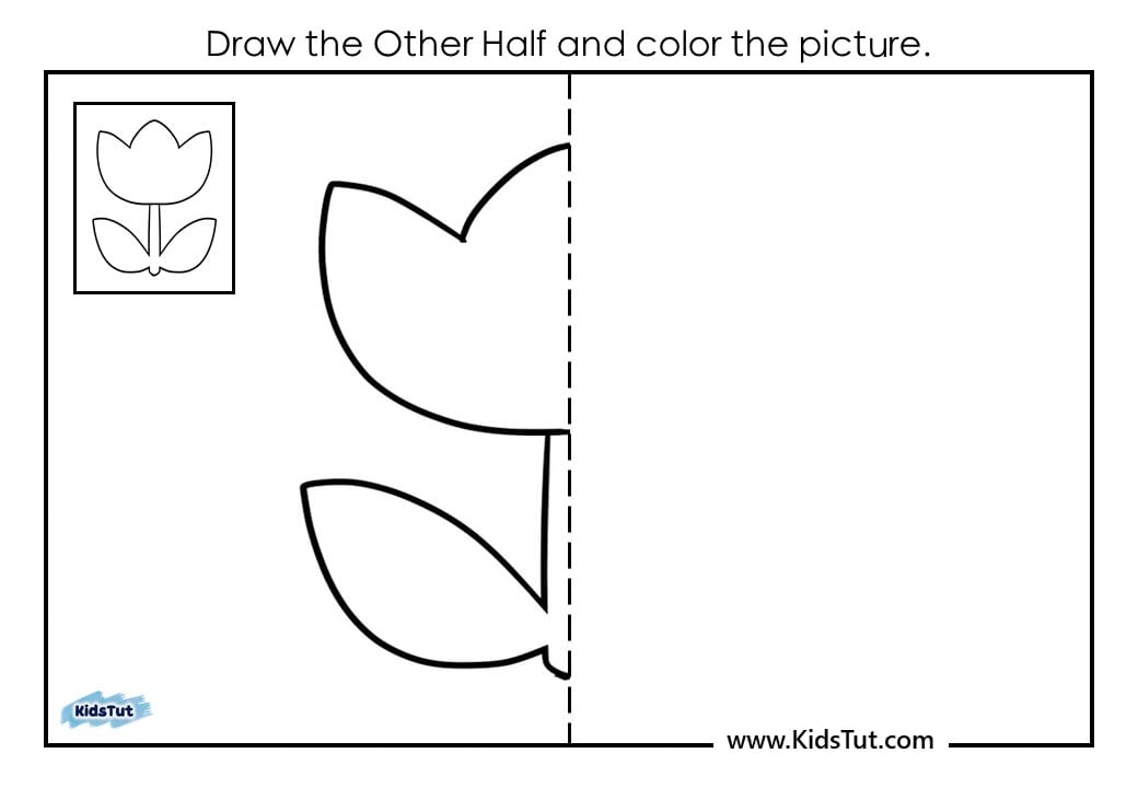 Free Symmetry drawing worksheets for kids - KidsTut