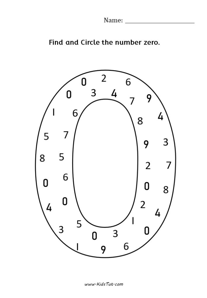 Number Search: Find and Circle Worksheets for kids - KidsTut