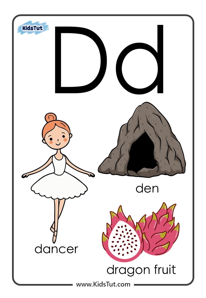 Easy ‘D’ Words with Simple Examples for Kids - KidsTut
