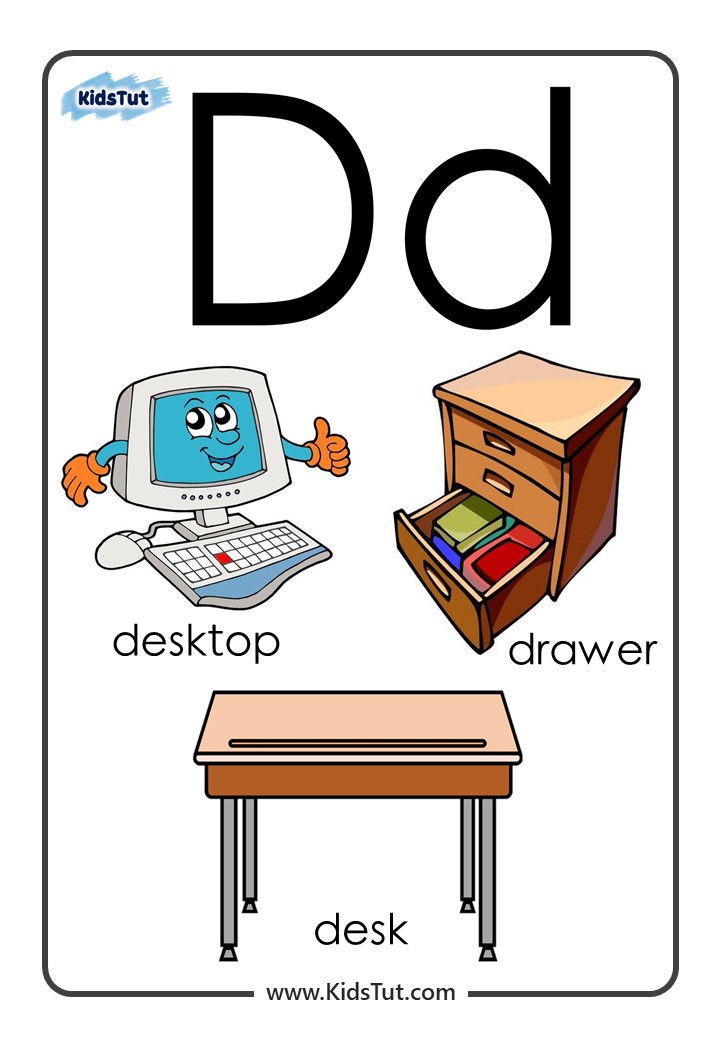 Easy ‘D’ Words with Simple Examples for Kids - KidsTut