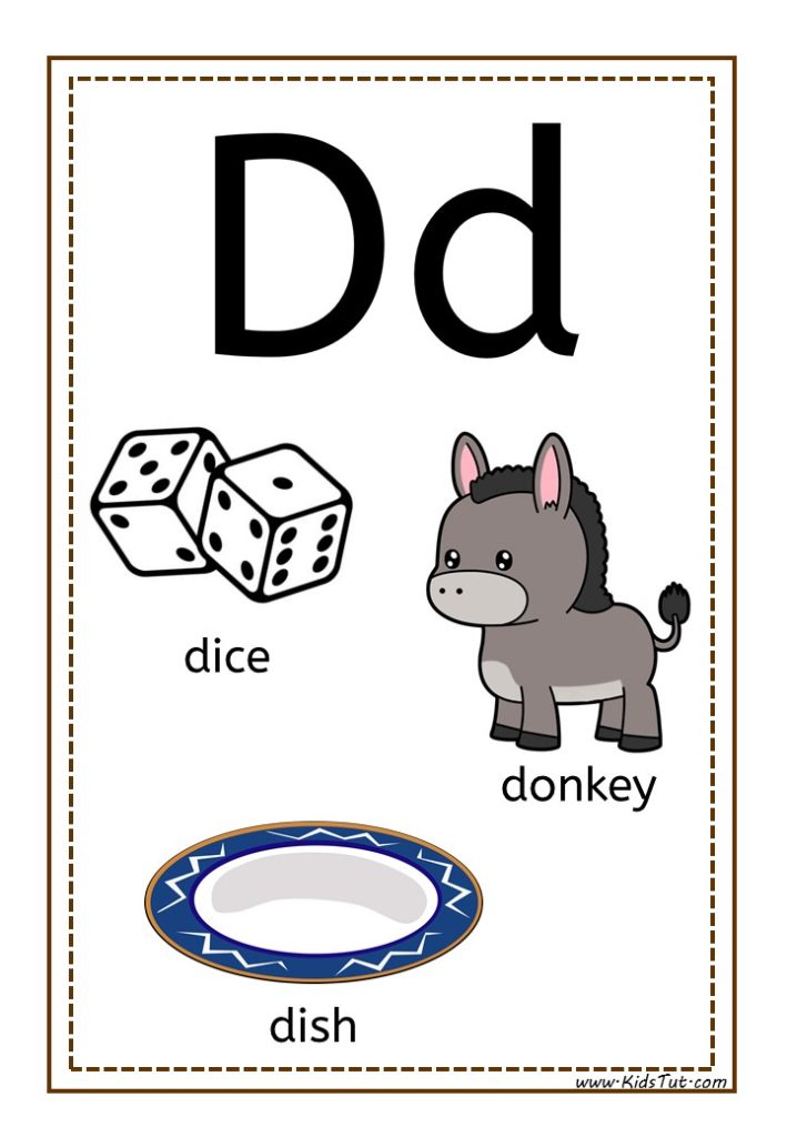 Words that start with the letter “D” for kids - KidsTut