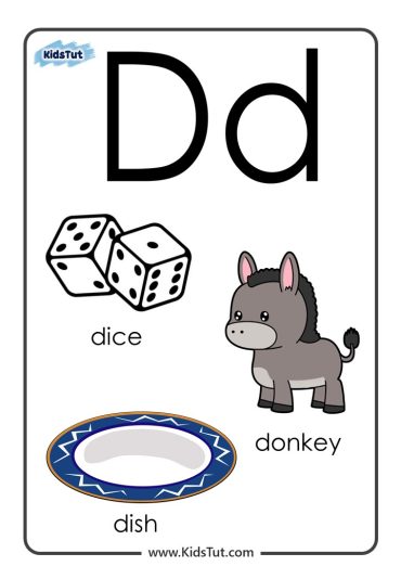 Easy ‘D’ Words with Simple Examples for Kids - KidsTut
