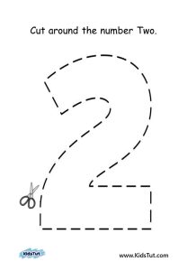 Free Number Cutting Worksheets for Kids - KidsTut