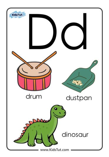 Easy ‘D’ Words with Simple Examples for Kids - KidsTut