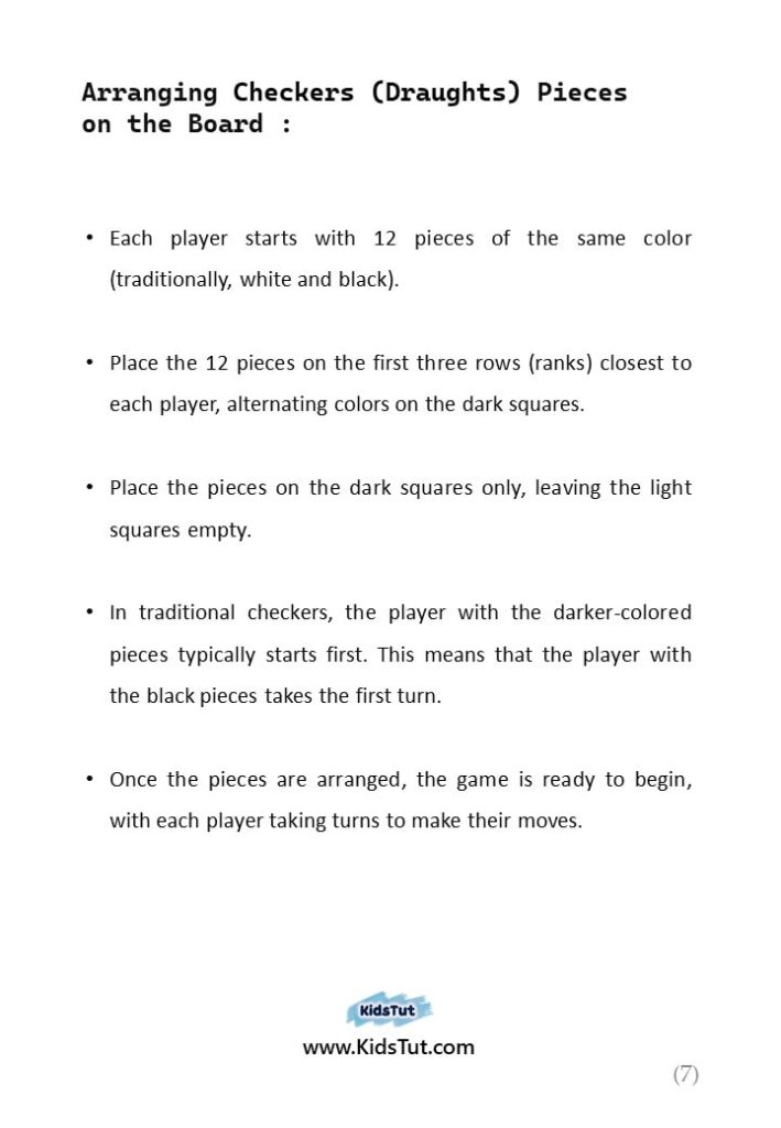 Mastering Checkers: Rules and Tips for kids - KidsTut