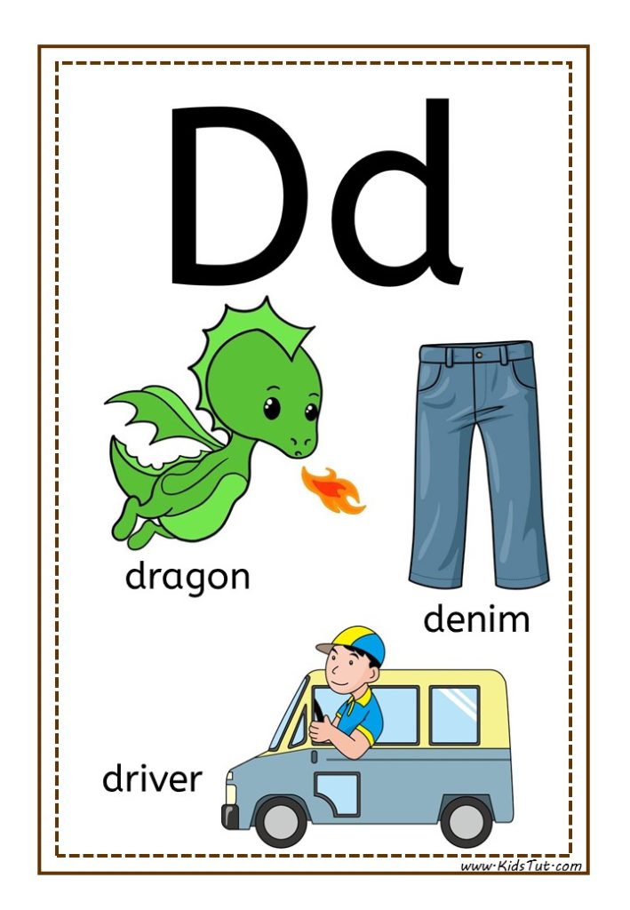 Words that start with the letter “D” for kids - KidsTut