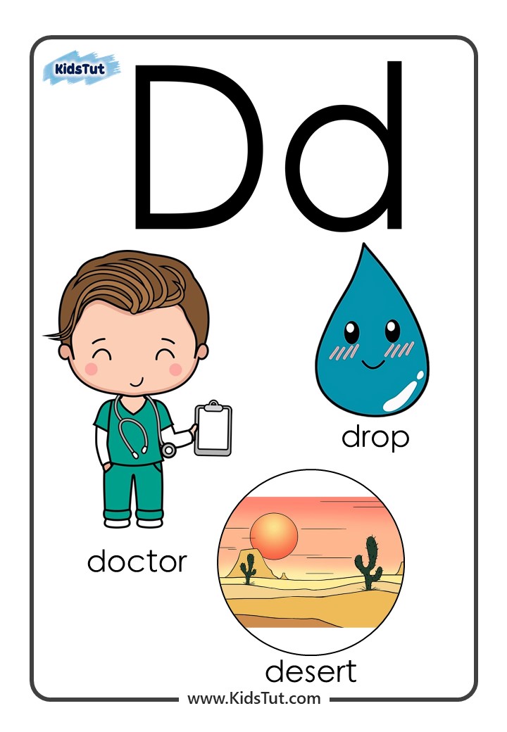 Easy ‘D’ Words with Simple Examples for Kids - KidsTut