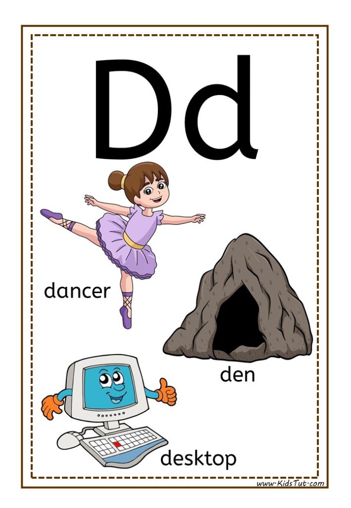 Words that start with the letter “D” for kids - KidsTut
