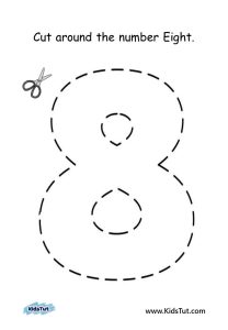 Free Number Cutting Worksheets for Kids - KidsTut