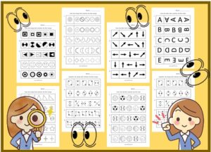 Easy Visual Perception Worksheets for Kids - KidsTut