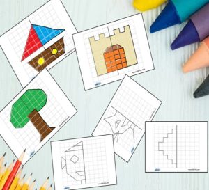 Simple Symmetry Drawing Worksheets for kids - KidsTut