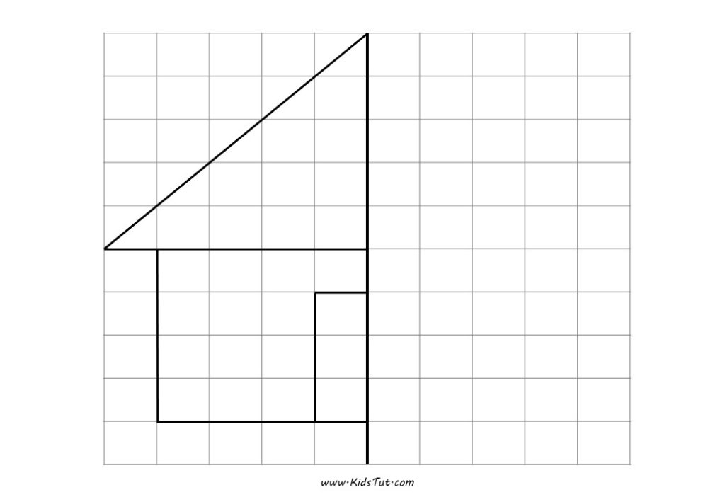 Simple Symmetry Drawing Worksheets for kids - KidsTut