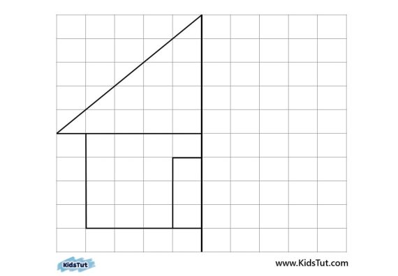 Simple Symmetry Drawing Worksheets for kids - KidsTut