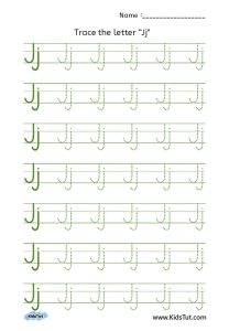 Free Trace the Letters Worksheets for Kids - KidsTut