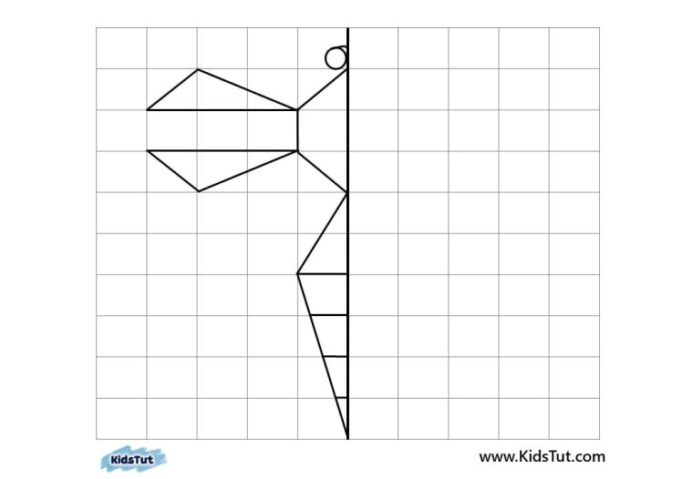 Simple Symmetry Drawing Worksheets for kids - KidsTut