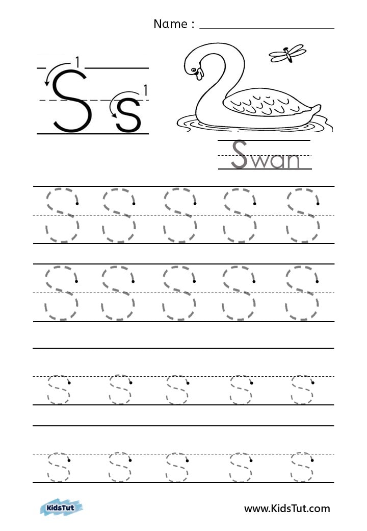 Free Tracing Alphabet Worksheets for Kids - KidsTut