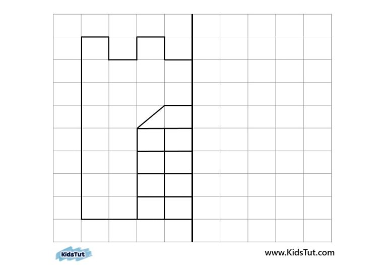 Simple Symmetry Drawing Worksheets for kids - KidsTut