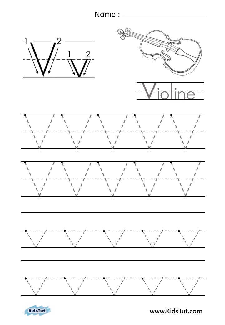 Free Tracing Alphabet Worksheets for Kids - KidsTut