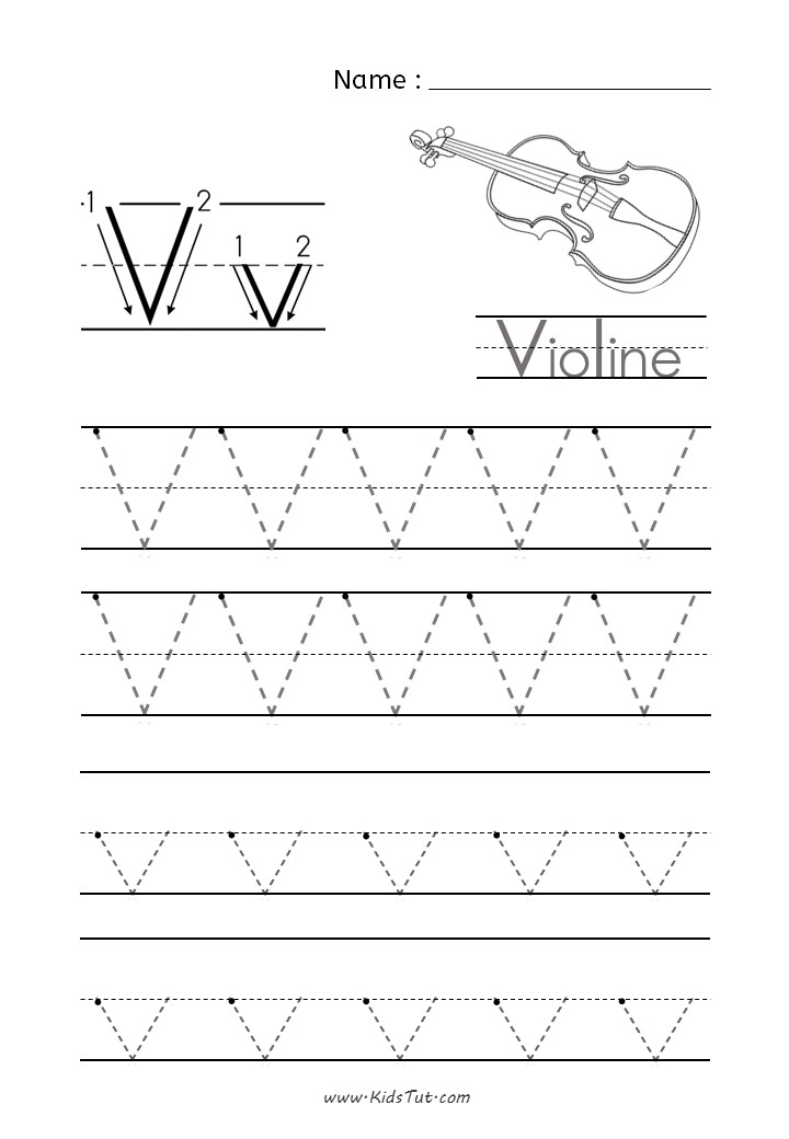 free Tracing Alphabet Worksheets for Kids - KidsTut
