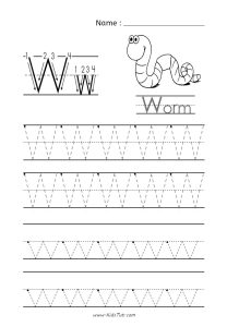 free Tracing Alphabet Worksheets for Kids - KidsTut