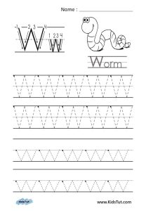 Free Tracing Alphabet Worksheets for Kids - KidsTut