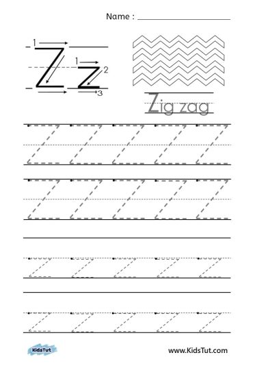 Free Tracing Alphabet Worksheets for Kids - KidsTut