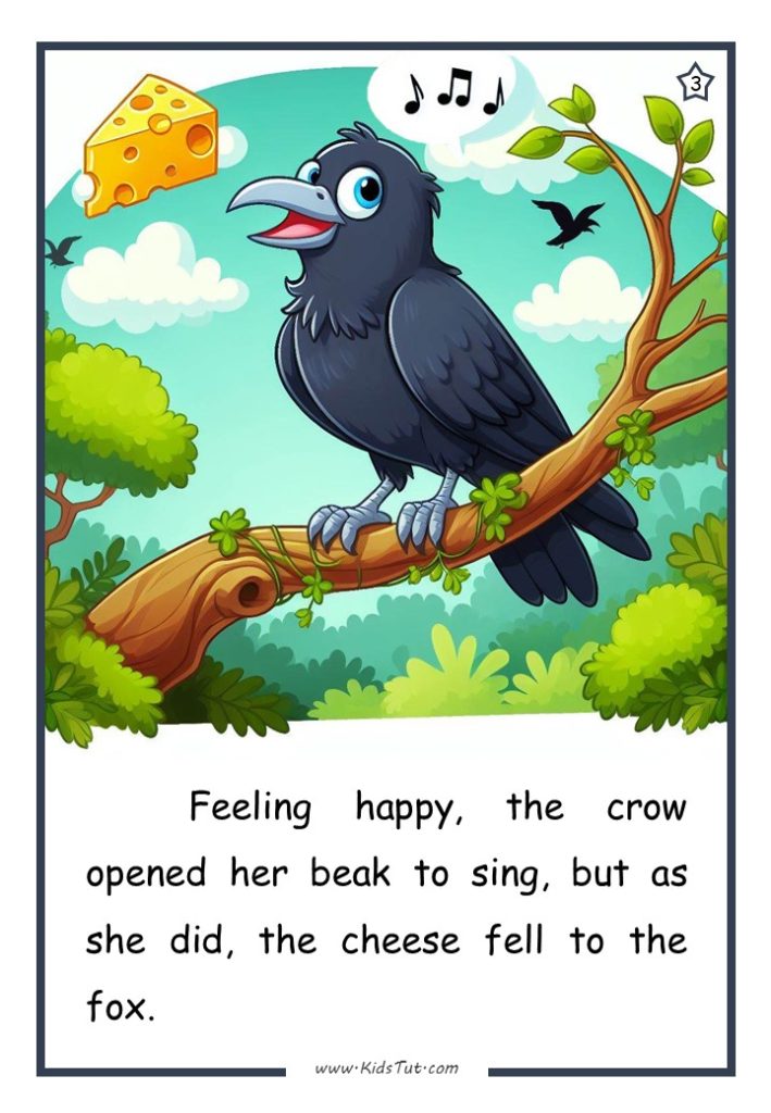 Story Time: The Cunning Fox and The Crow - KidsTut