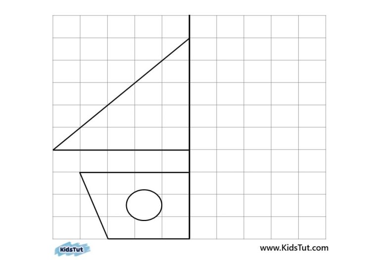 Simple Symmetry Drawing Worksheets for kids - KidsTut