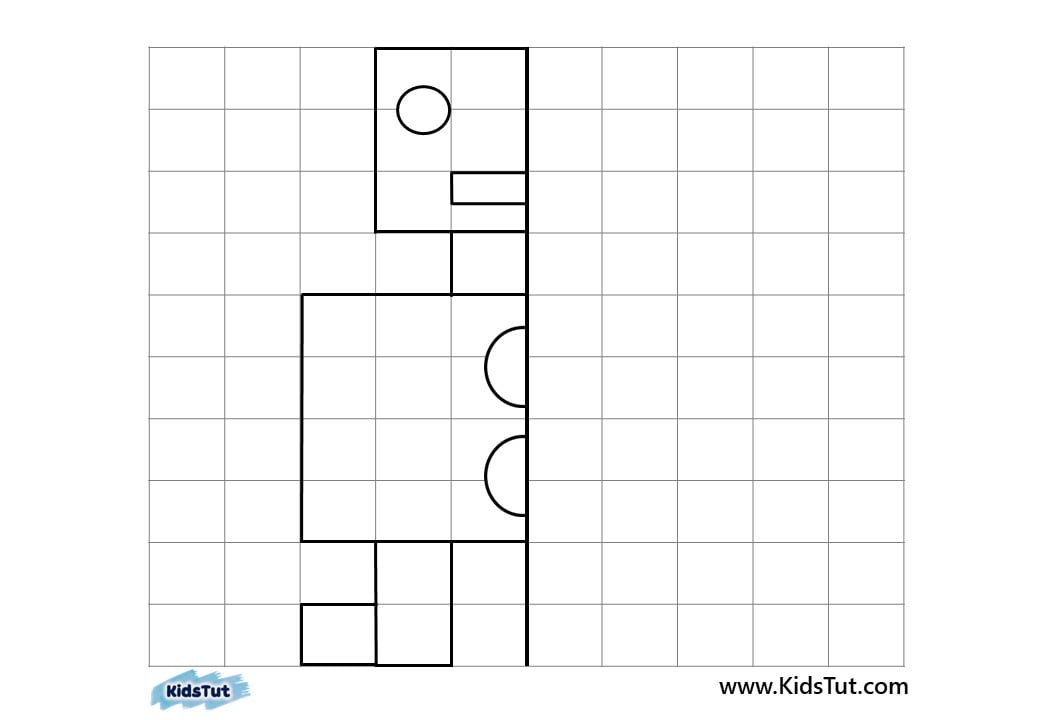 Simple Symmetry Drawing Worksheets for kids - KidsTut