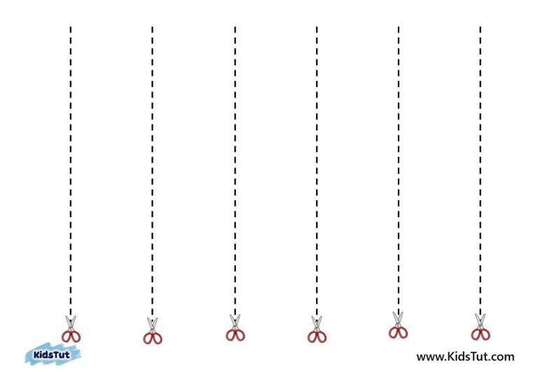 Free Printable Cutting Practice Worksheets - KidsTut